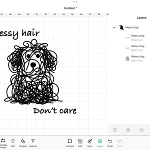 Shaggy Dog SVG, Dog Svg, Puppy Dog, Dog Decal, Shaggy Dog Clipart ...