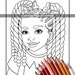 Black Girl Magic Coloring Pages, African American Princess ...