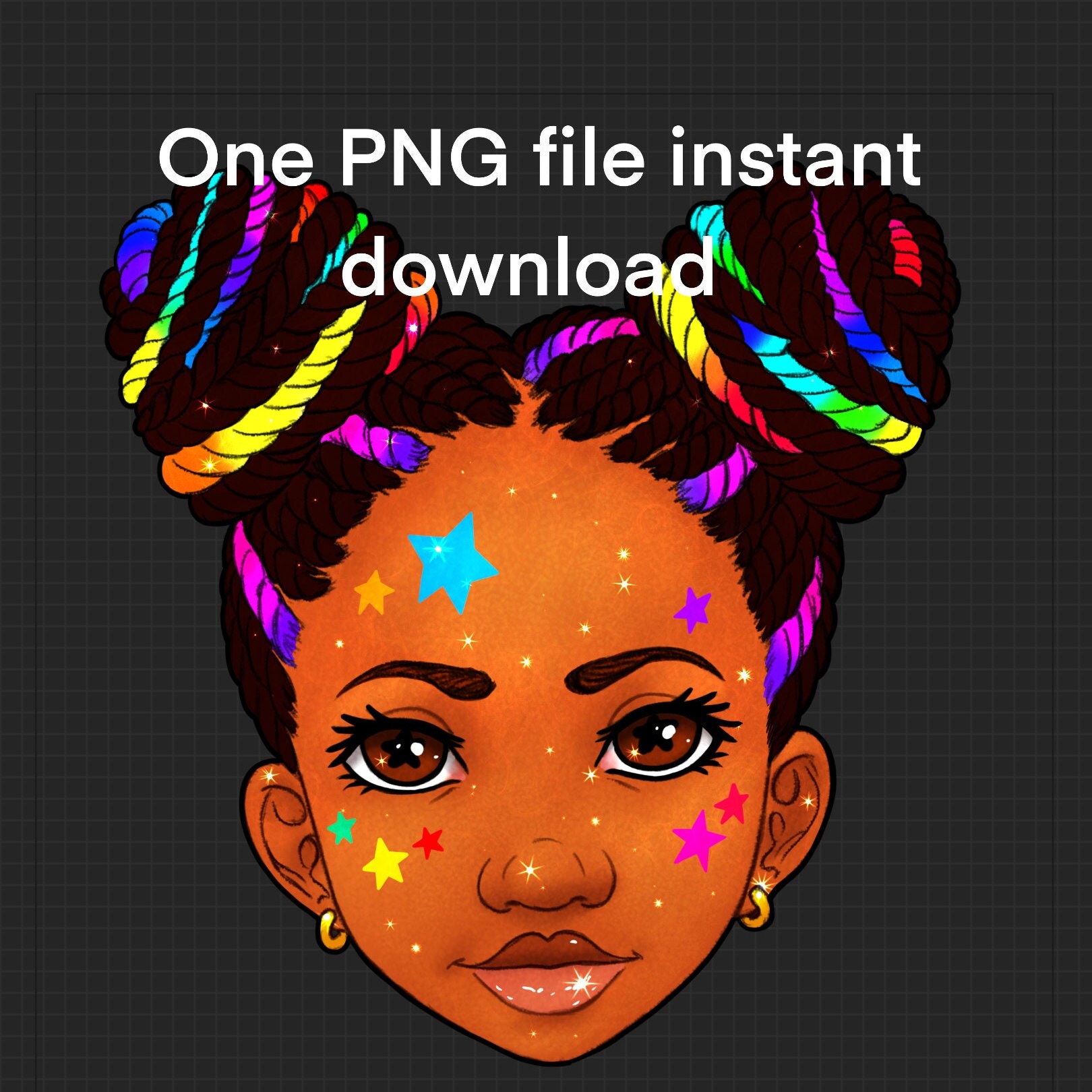 Black Girl Natural Hair Art Black Girl Magic, Black Girl Clipart, Black ...