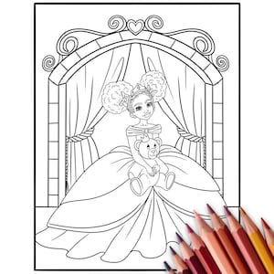 Black Girl Magic Coloring Pages, African American Princess ...