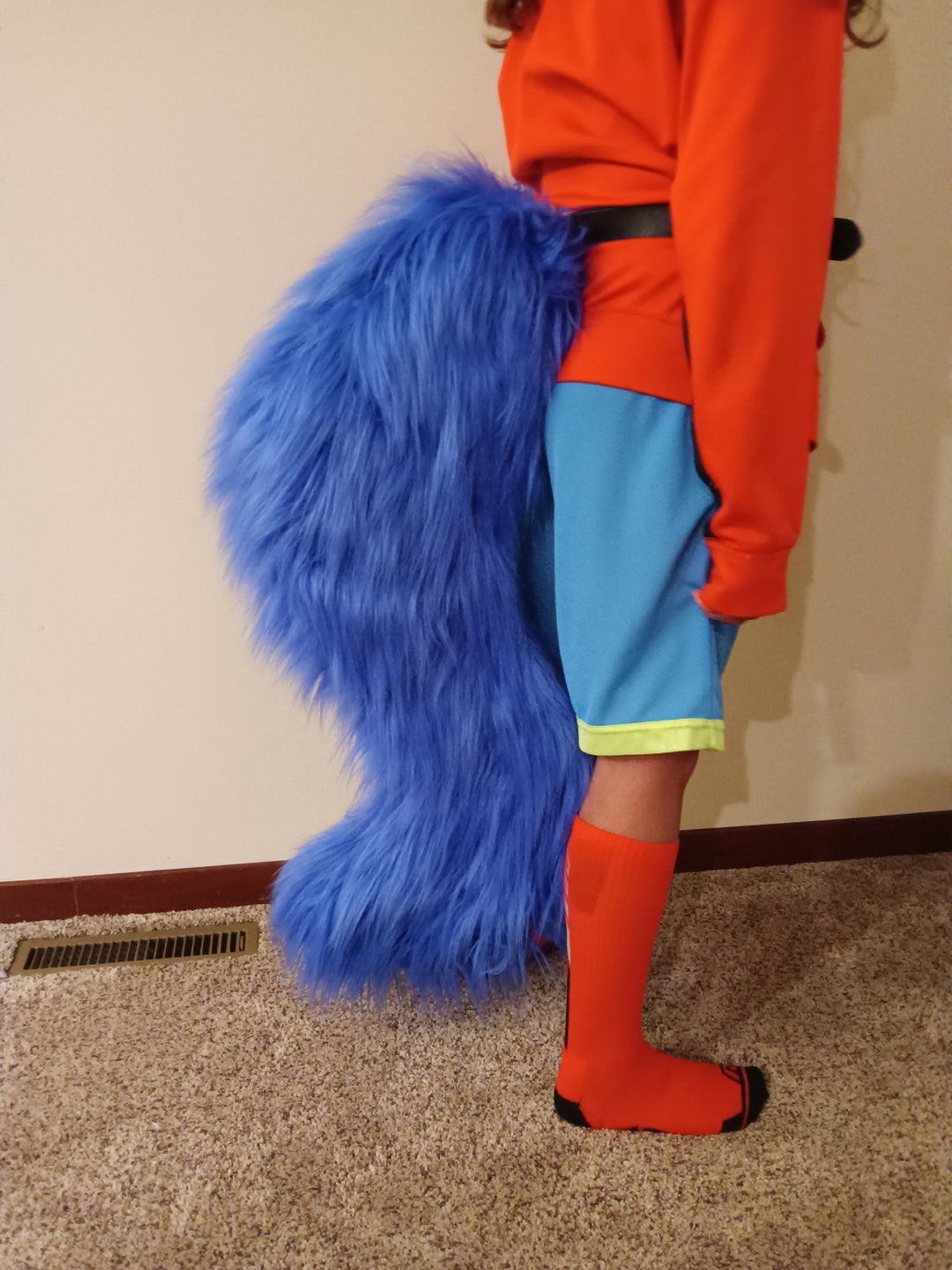 Big Furry Cat Tail Cosplay Etsy