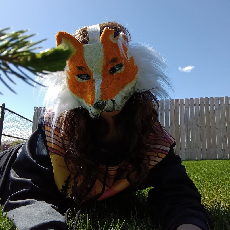 Silver Fox Therian Mask - Etsy