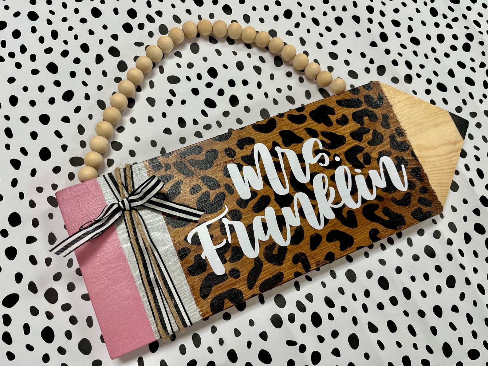 Wood Teacher Pencil Sign for Classroom - Etsy