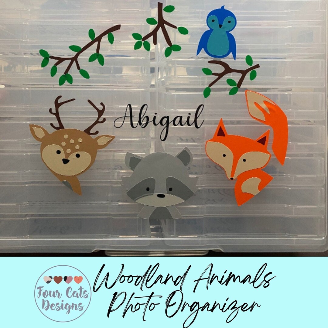 Woodland Animal, Personalized Forest Creature Photo Album, Baby Decor ...