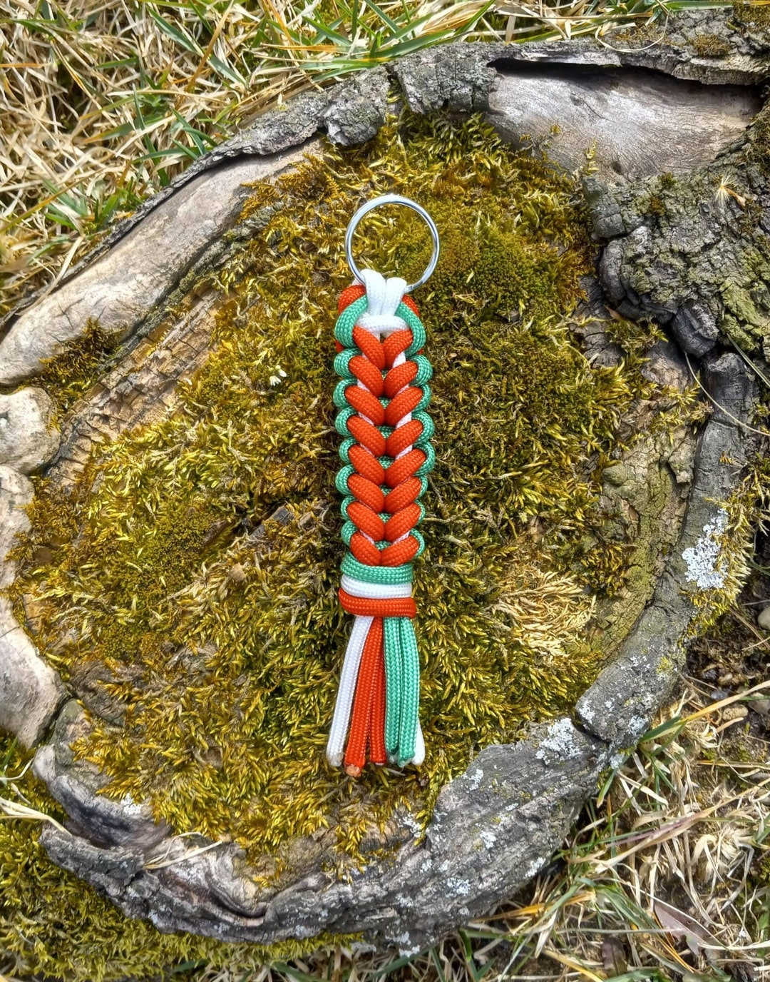 Italian Flag Color Themed Paracord Keychain / St Joseph's Day / Gifts ...