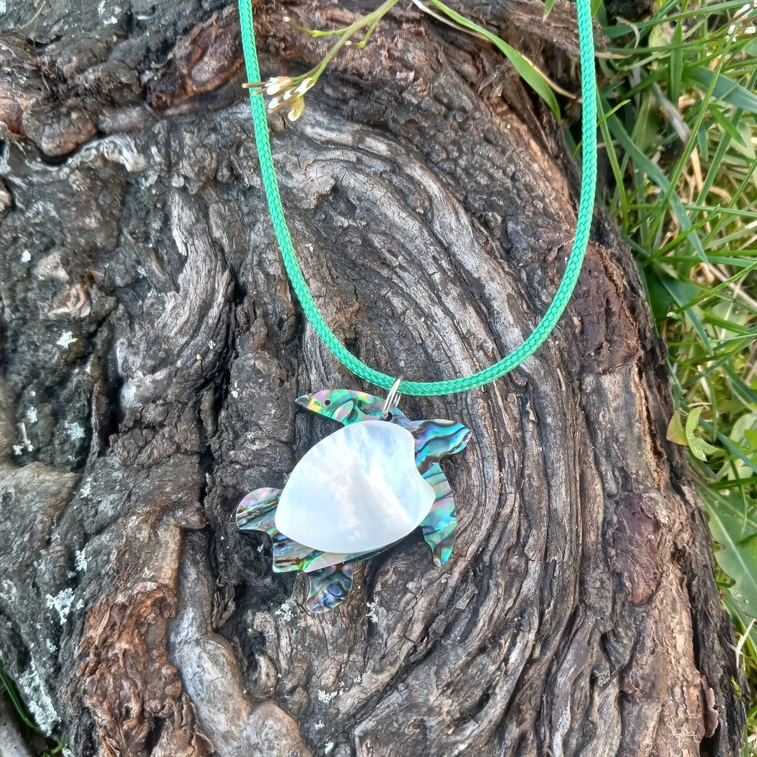 Sea Turtle Adjustable Sliding Knot Paracord Necklace - Etsy
