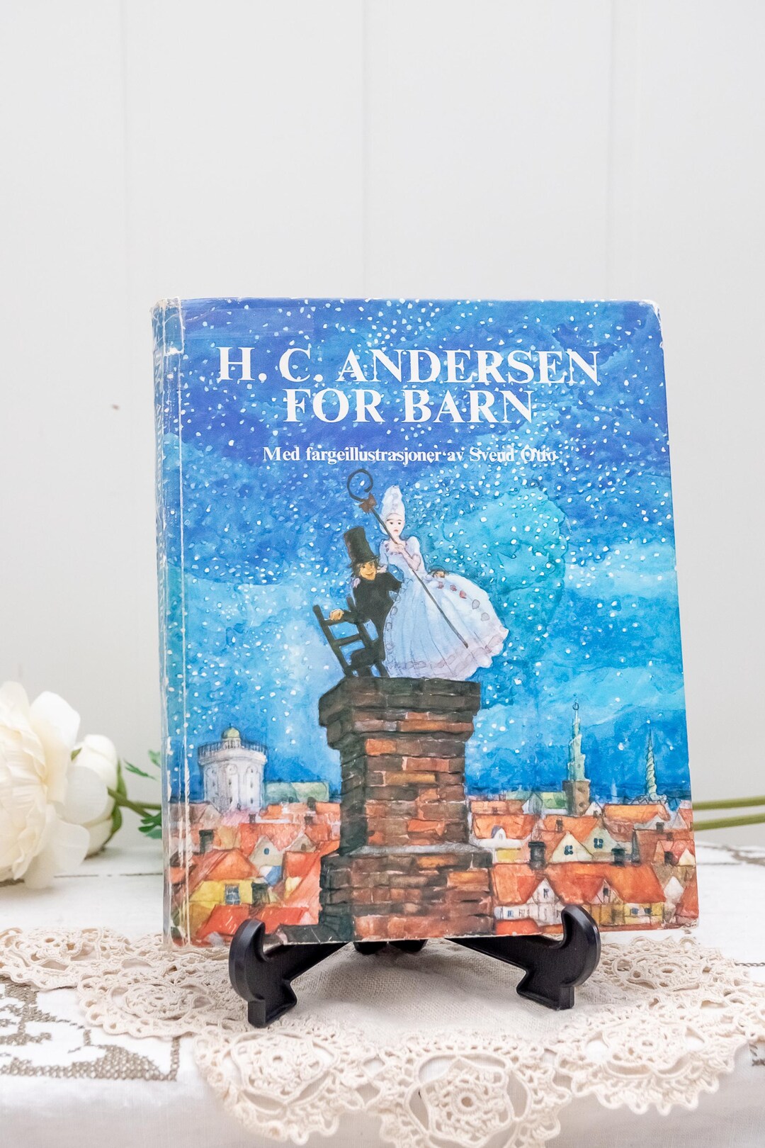 NORWEGIAN Book Children's Book Fairy Tales H. C. Andersen for Barn 1972 ...