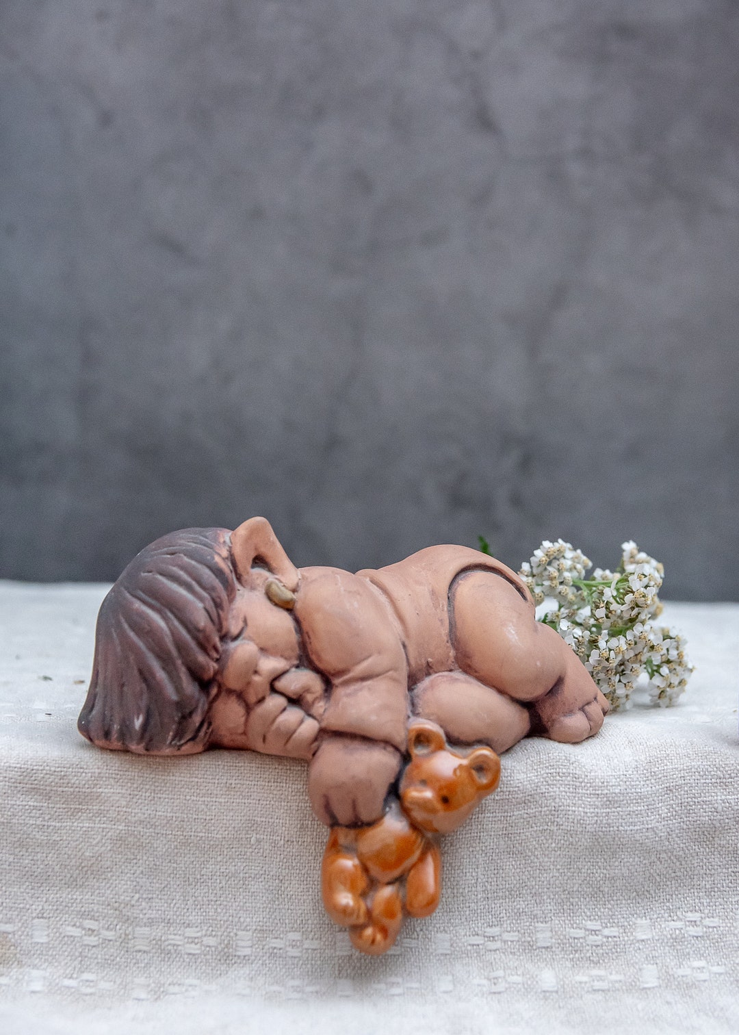Vintage Troll Figurine Swedish Folk Art Ceramic Troll Gnome Figure ...