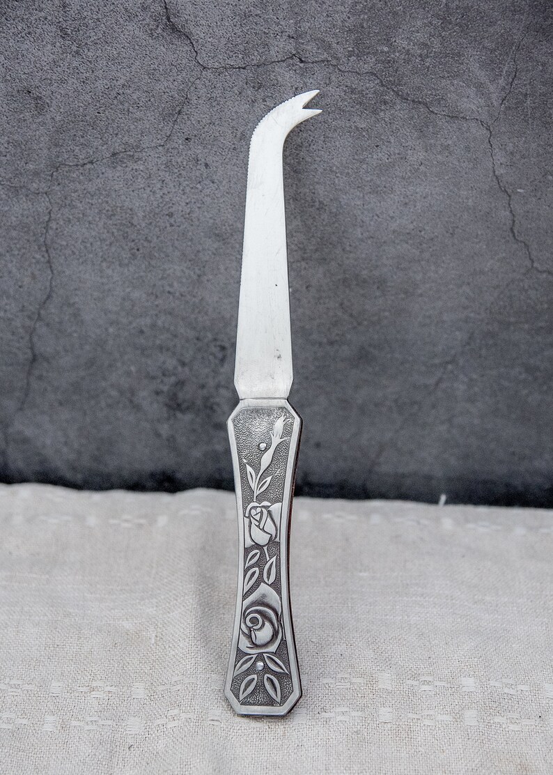 Vintage Cheese Knife Charcuterie Board Server Stainless Steel Cheese ...