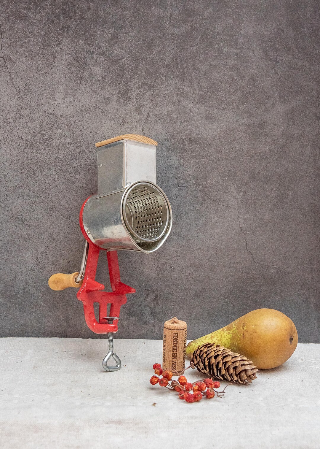 Vintage Grinder Swedish Hand Nut Cheese Chopper Retro 50's Kitchen ...