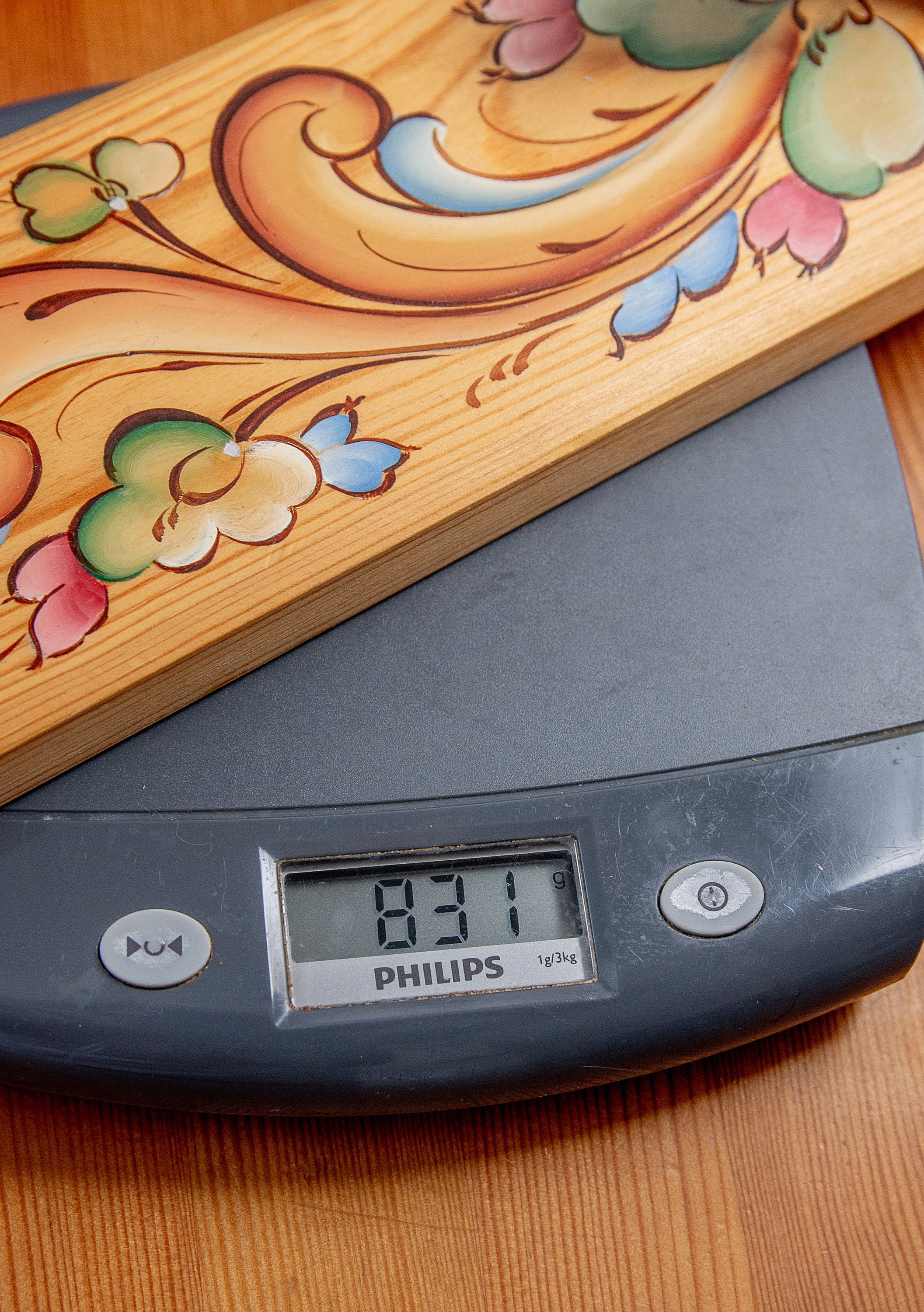 Vintage Norwegian Mangle Board Decorative Norway Rosemaling Wood Horse ...