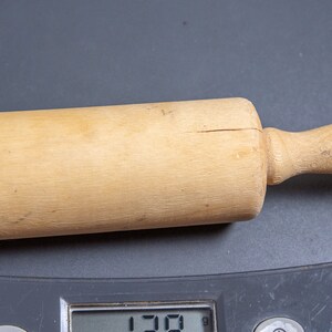 Small Vintage Rolling Pin Wooden Pastry Making Roller Food Photo Prop ...
