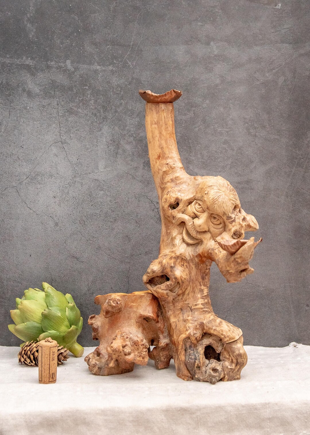 Vintage Scandinavian Folkart Troll Handcarved Nordic Mythology ...