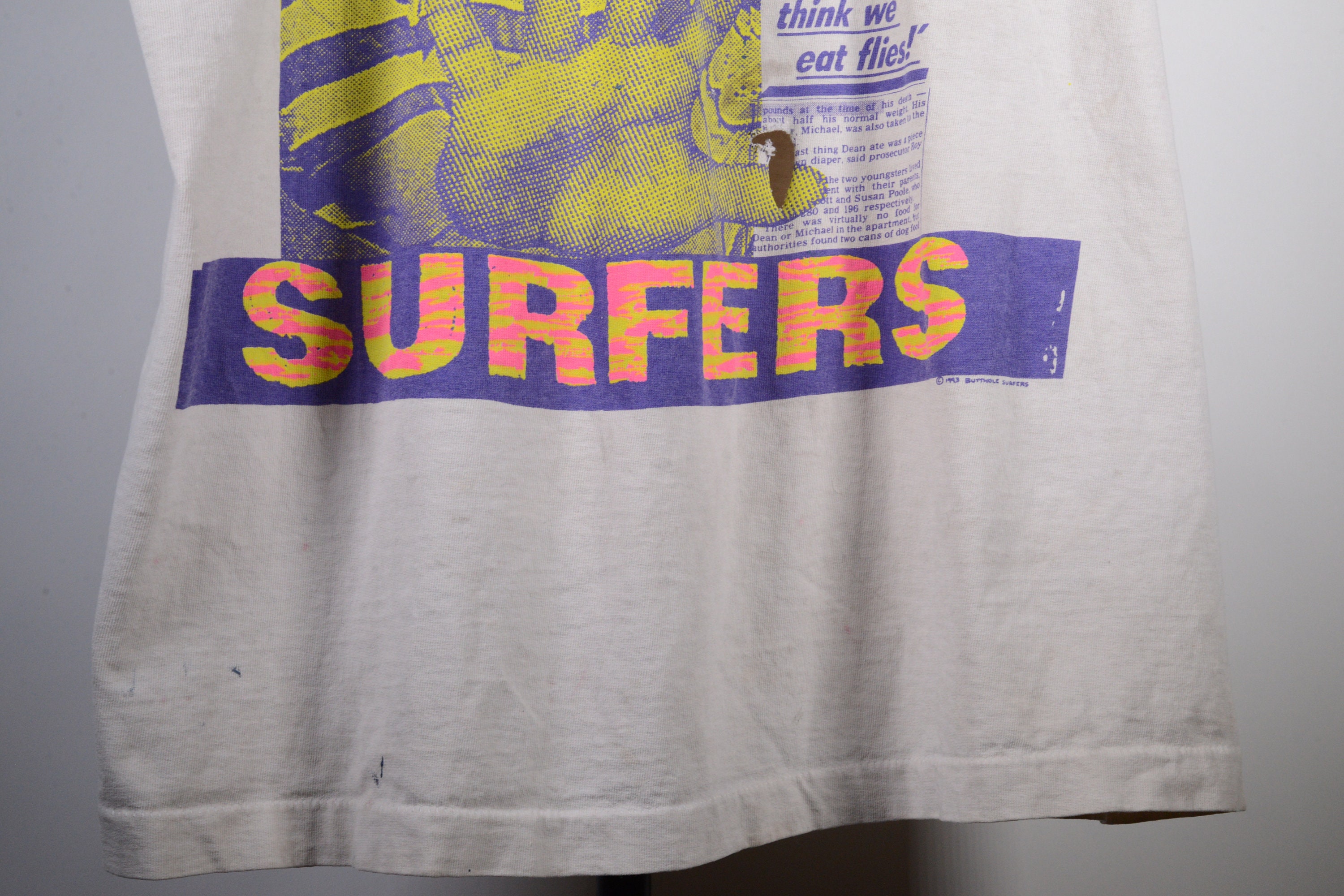 RARE Butthole Surfers 1993 Tour Shirt, Don Rock Tee, 90s XL RARE Butthole Surfers 1993 Tour Shirt, Don Rock Tee, 90s XL