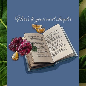 Congratulations Cute and Whimsical Greeting Card for Bookish ...