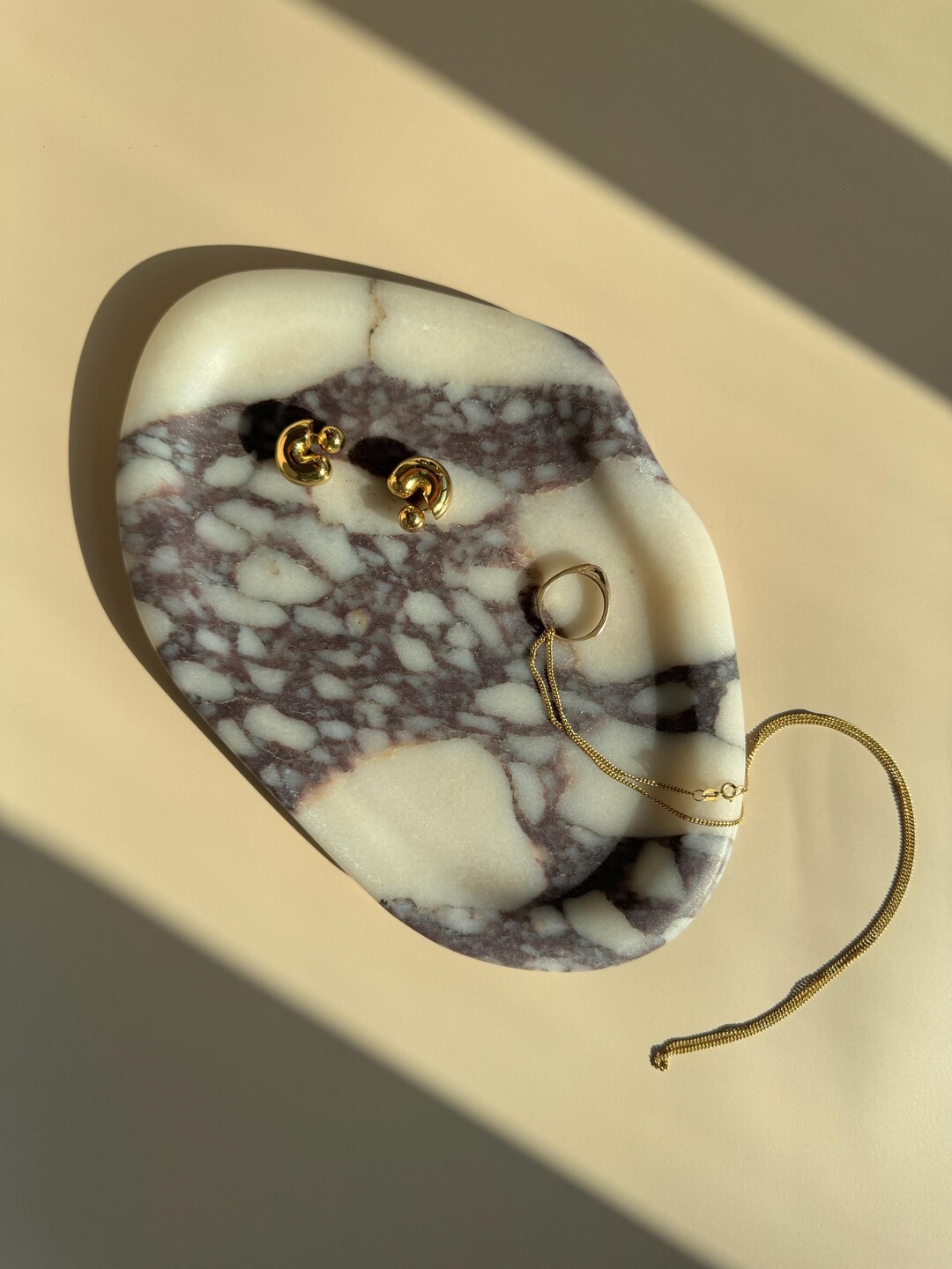 Viola Calacatta Pond Catchall & Tray - Etsy