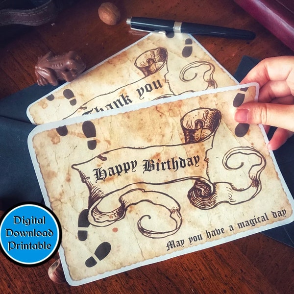 Marauders Map Printable - Etsy