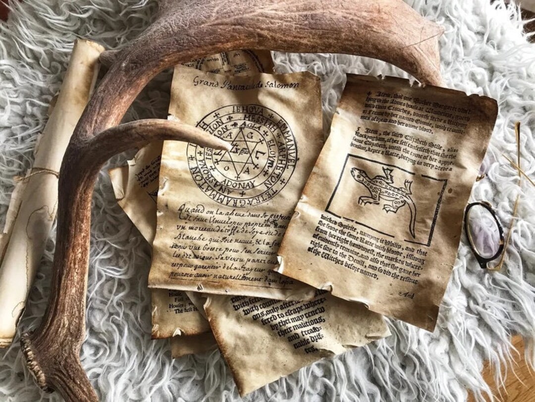 Ancient Witchcraft Scrolls - Etsy