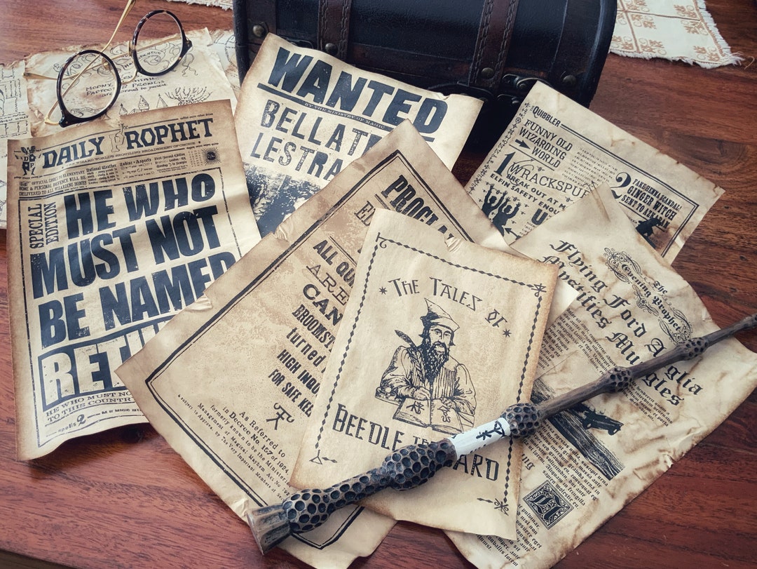 Wizard Scrolls: Percys Bundle - Etsy