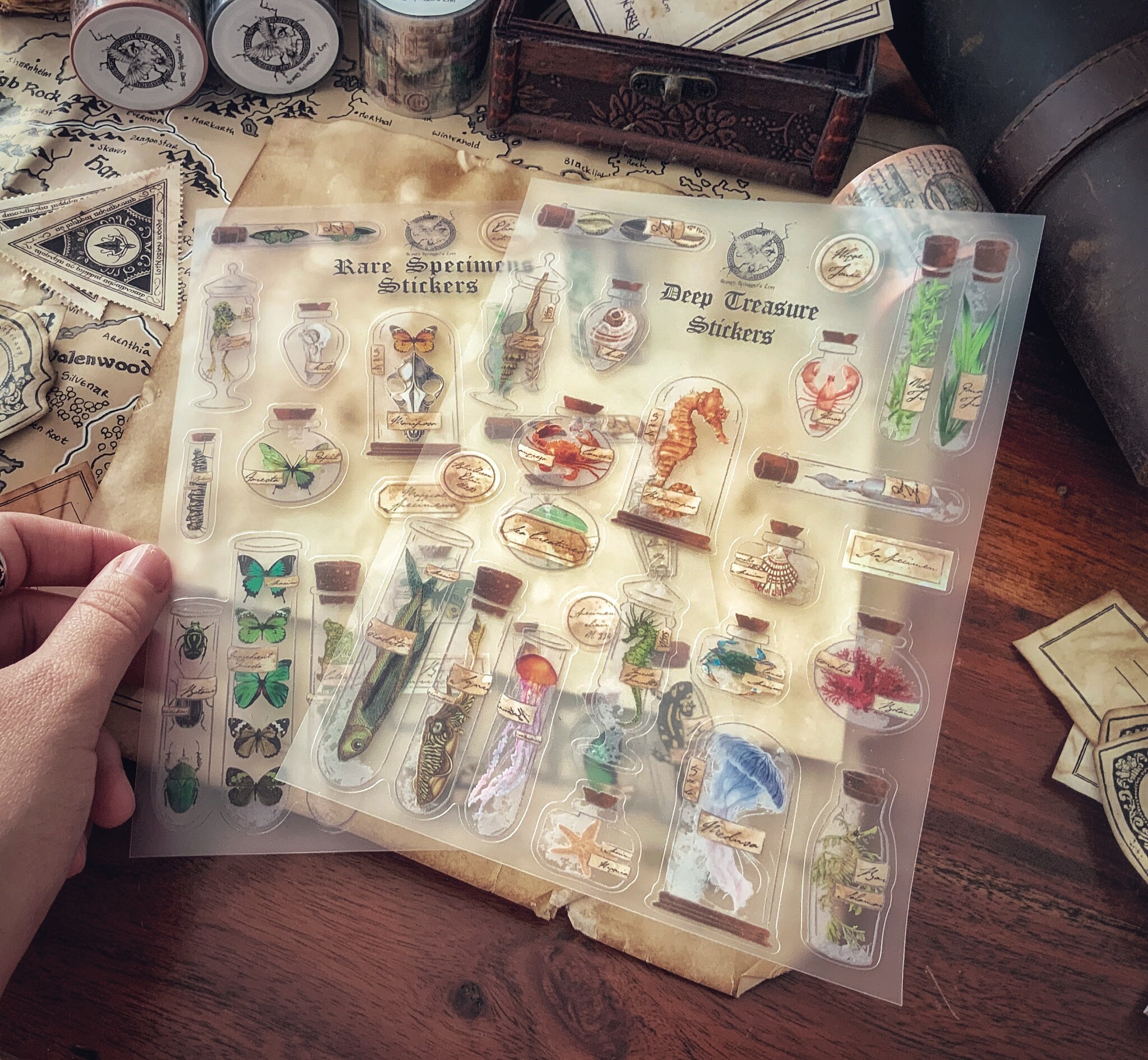 Alchemical Specimen Stickers - Etsy