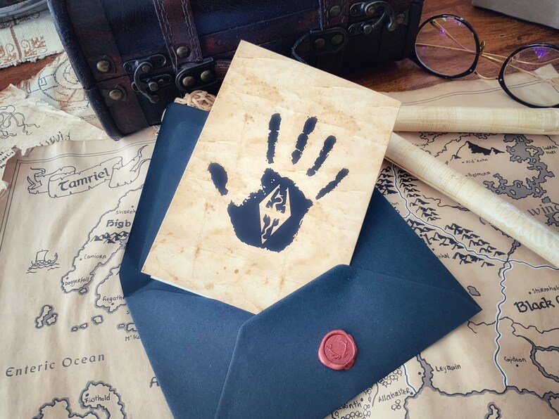 Skyrim Birthday Card - Etsy