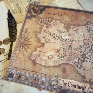 Fourth Wing Map, Empyrean Series - Etsy