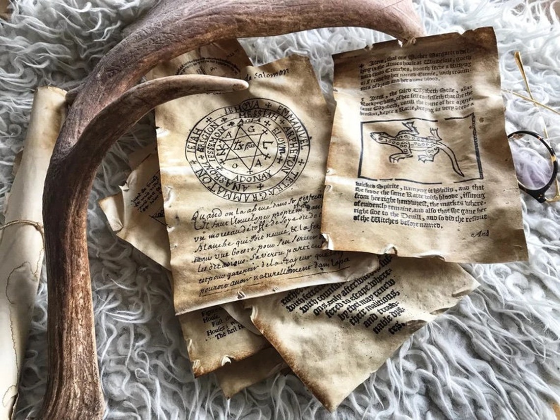 Ancient Witchcraft Scrolls - Etsy UK