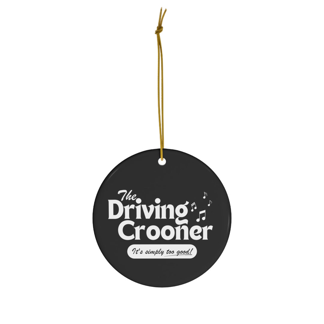 The Driving Crooner Christmas Tree Ornament - Etsy