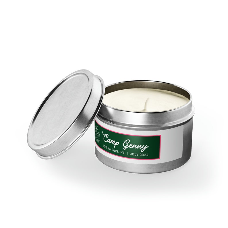 Personalized Summer Camp Candle - Etsy