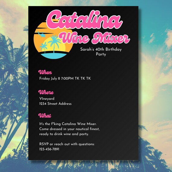 Mixer Invitation Wording Mixer Invitation Etsy