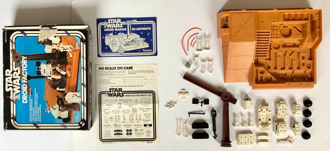 Vintage 1978 Kenner Star Wars Droid Factory W Instructions and Box Near ...