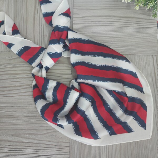 Red White Blue Scarf - Etsy