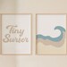 Neutral Playroom Wall Art Decor Beachy Quote Summer 2 Piece Wall Art ...