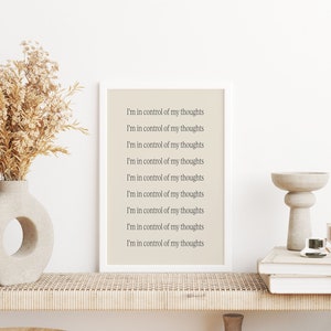 Affirmation Poster Positive Quotes Motivational Quotes Mental Health ...