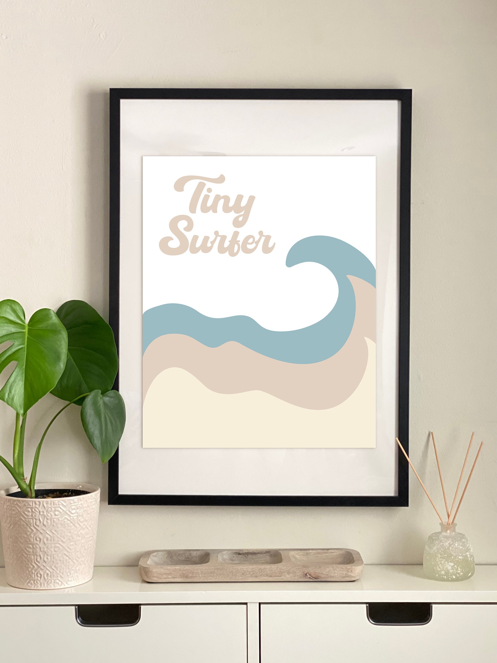 Wall Art Prints Tiny Surfer Kids Nursery Decor Surfer Theme - Etsy