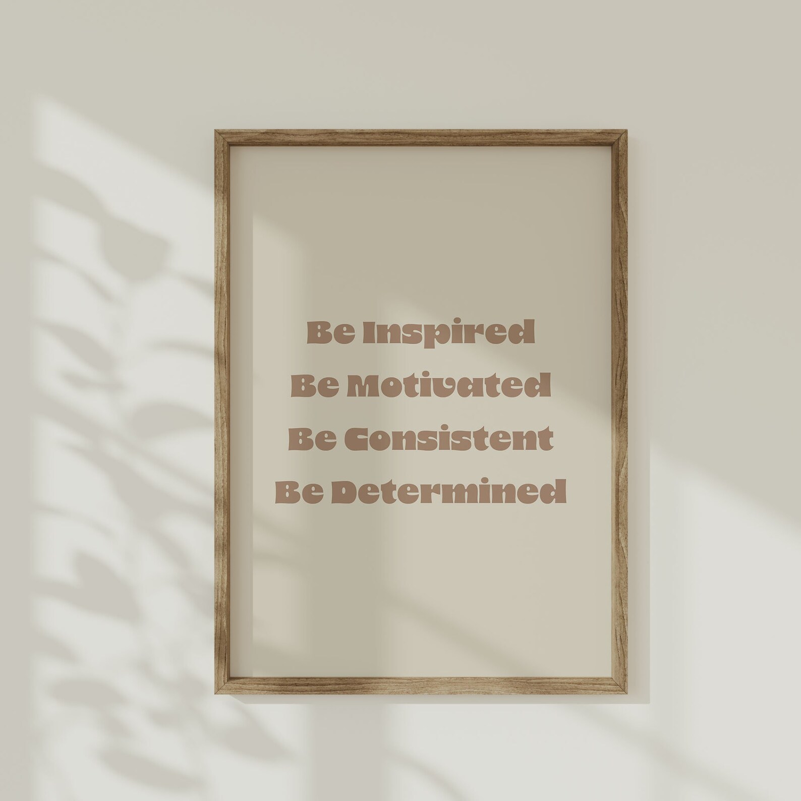 Wall Art Prints Beige Aesthetic Quotes for Home Decor Positive ...