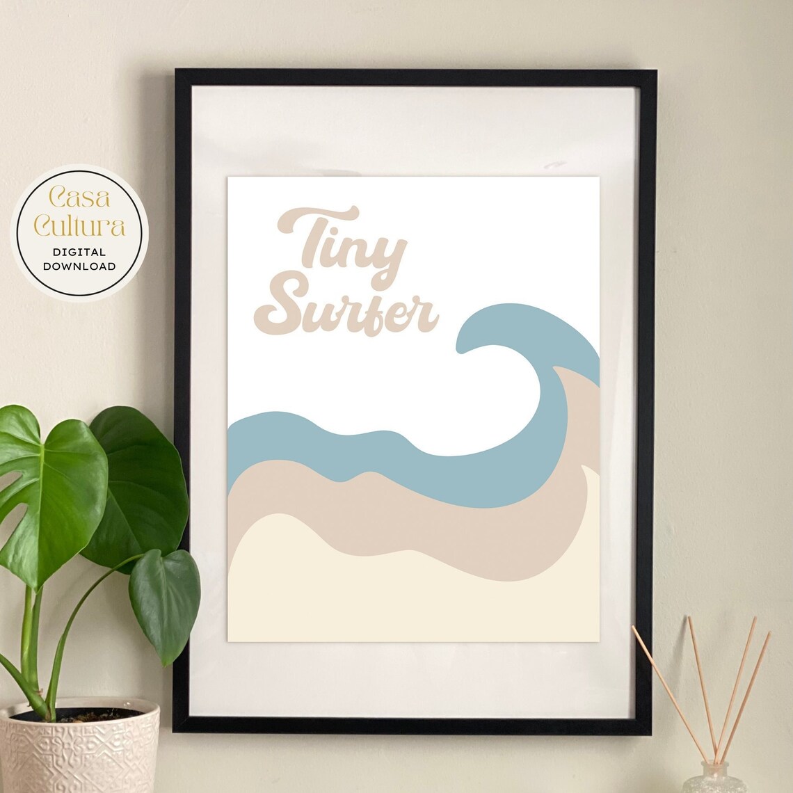 Wall Art Prints Tiny Surfer Kids Nursery Decor Surfer Theme - Etsy