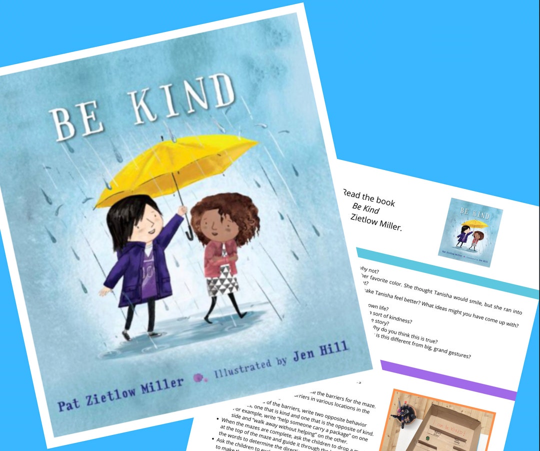 Lesson Plan - Be Kind by Pat Zietlow Miller - Literacy, SEL, and Making ...