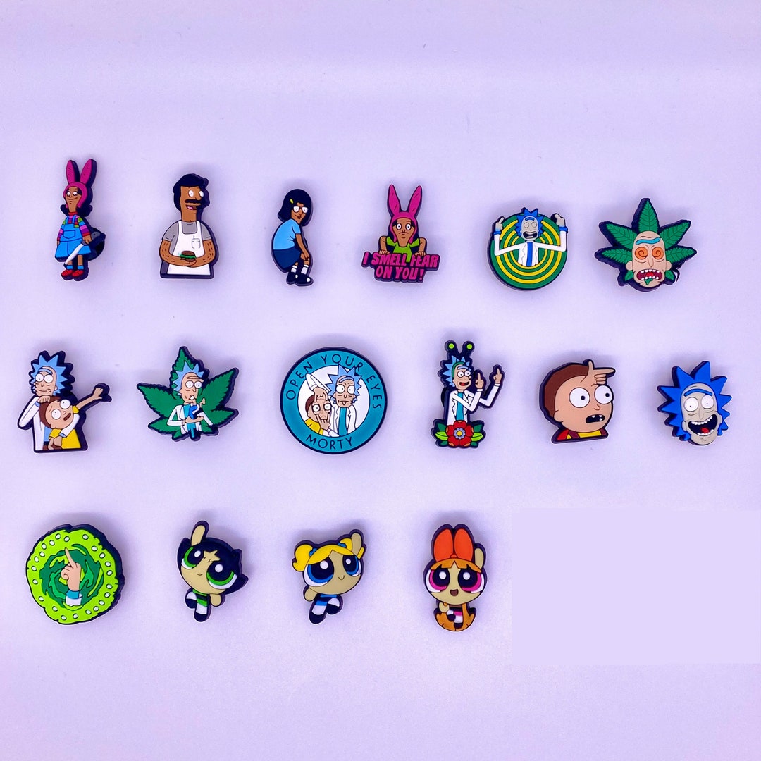 Cartoon Inspired Croc Charms Ryck and Mortie Croc Charm - Etsy