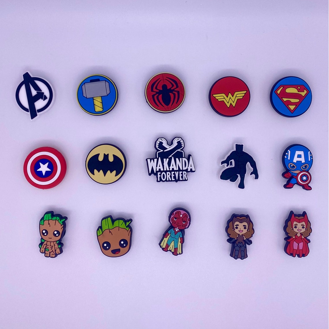 Superhero Inspired Croc Charms Character Inspired Croc - Etsy