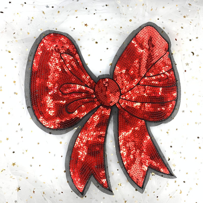 Mini Sequin Bow - Etsy