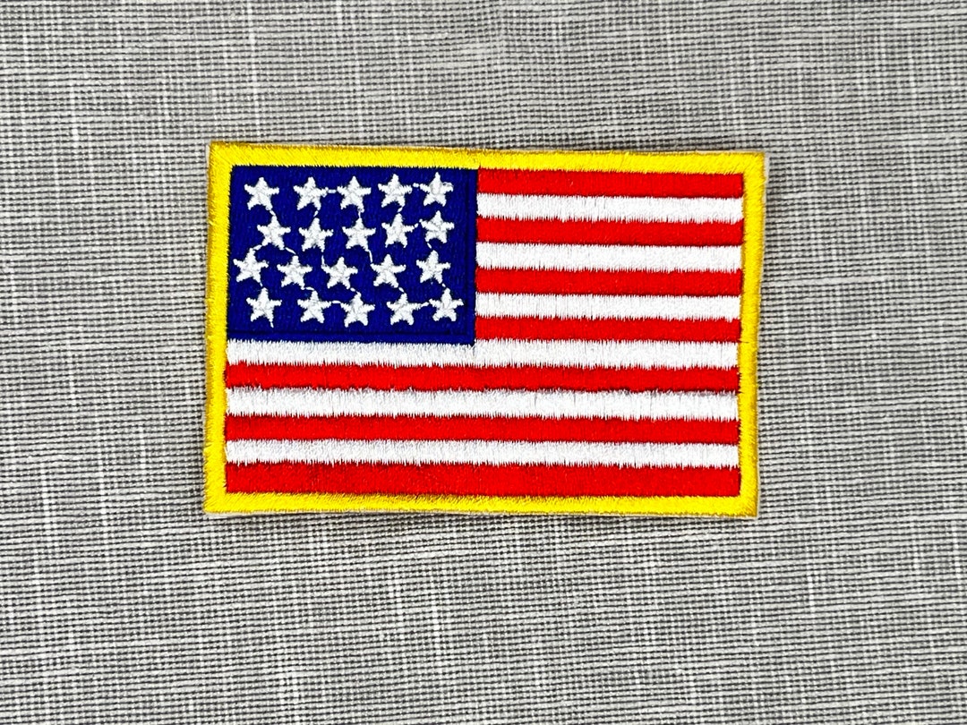 Perfect Size Embroidered American Flag Patch Standard 4th OF July ...
