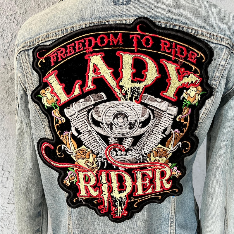 Black Harley Riders Patch - Etsy