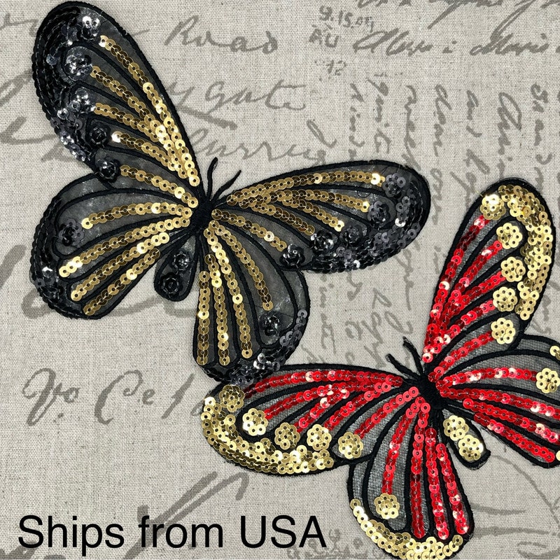 Sequined Patch - Etsy