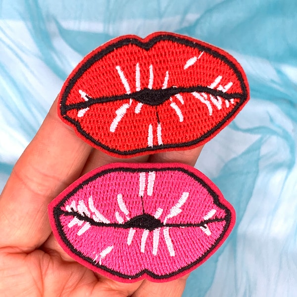 Lips Iron On - Etsy