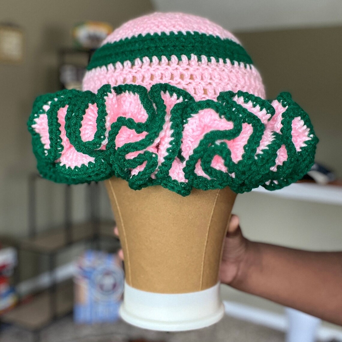 Crochet Jumbo Ruffle Hat - Etsy