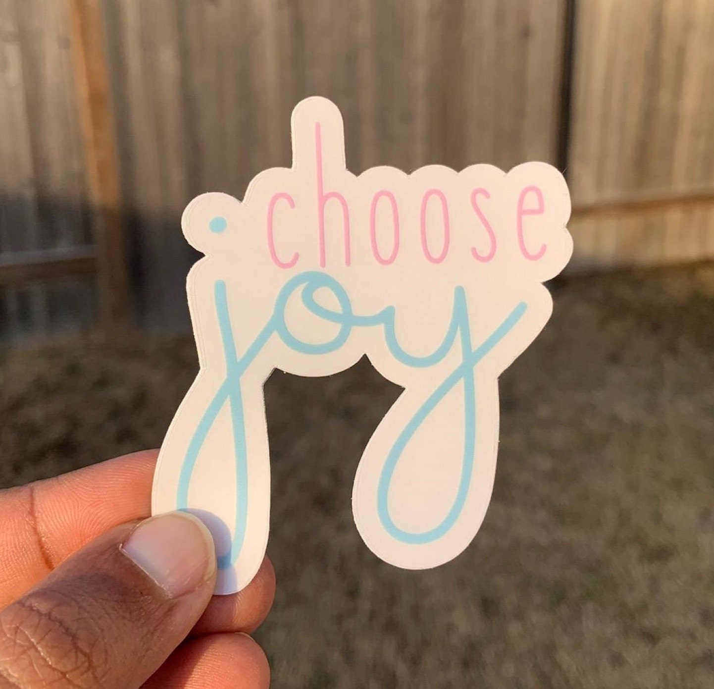 Choose Joy Sticker Inspirational Sticker Writer Sticker - Etsy