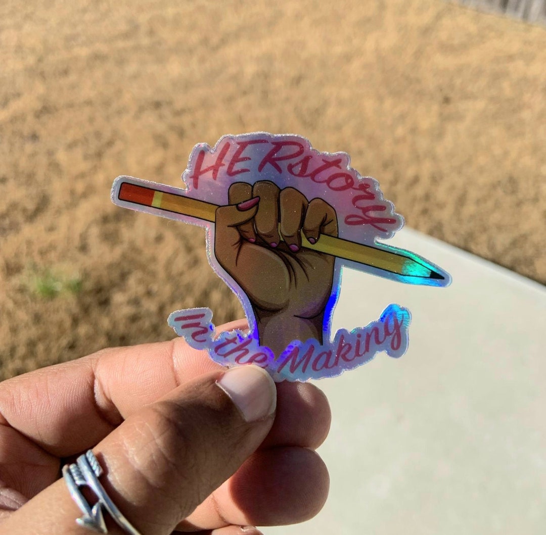 Herstory in the Making Sticker | Writer Sticker | Author Sticker ...