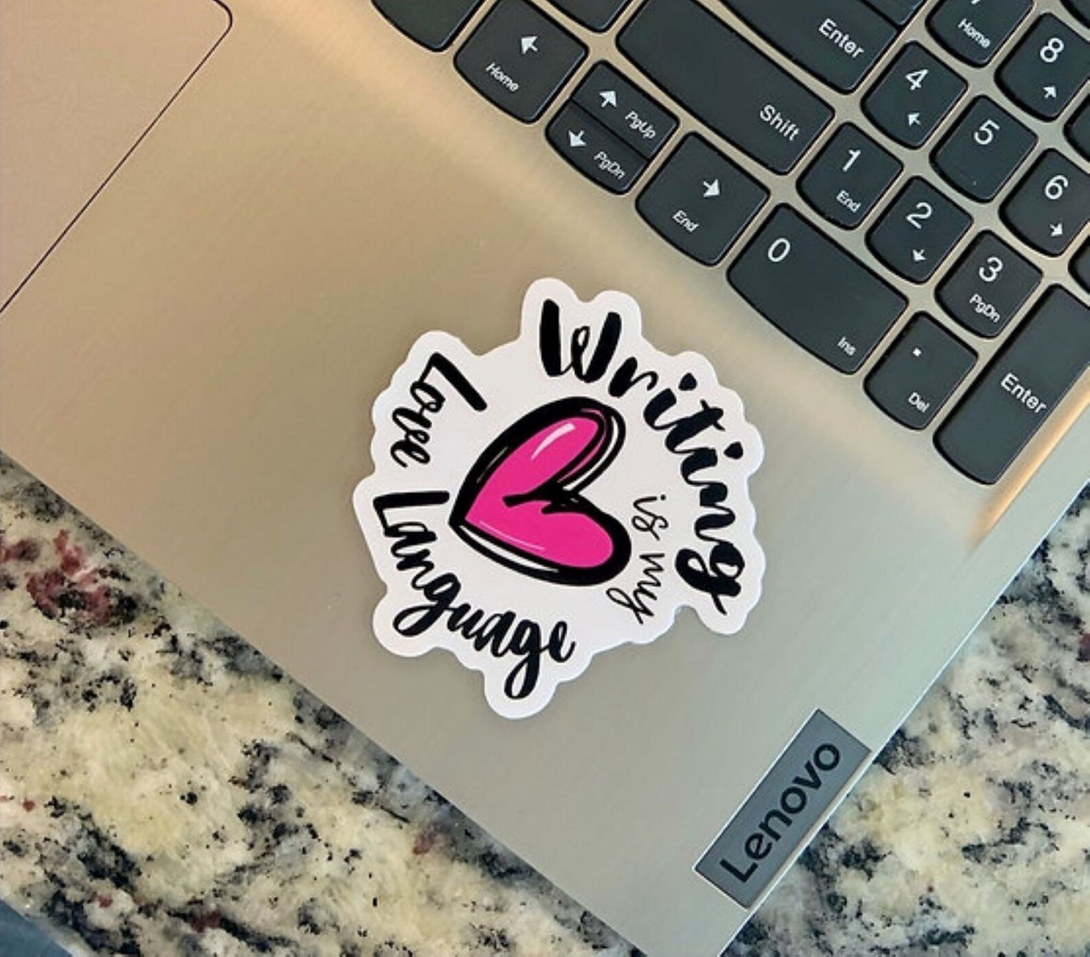 Writing is My Love Language Sticker Writer Sticker Author Sticker Love ...