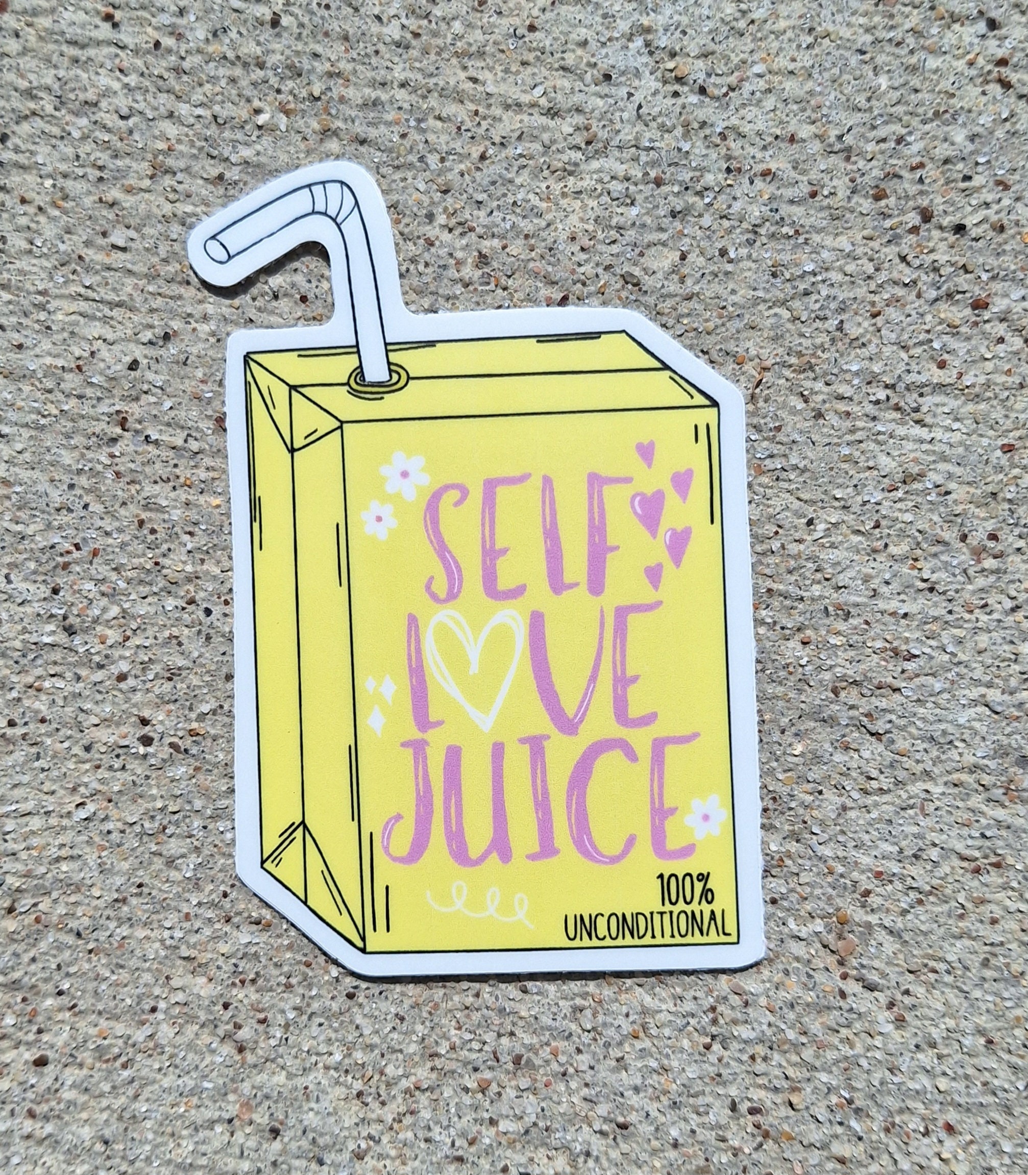 Self Love Juice Box Sticker | Juice Box Sticker | Self Love Sticker ...